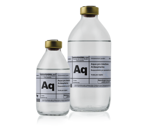 Aqua pro iniectione - www.ardeapharma.cz