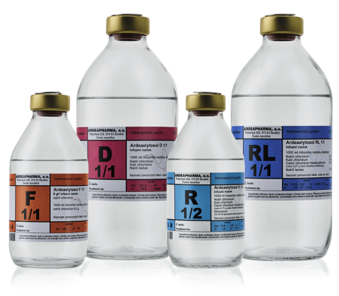 Roztoky ovlivňující rovnováhu elektrolytů - www.ardeapharma.cz